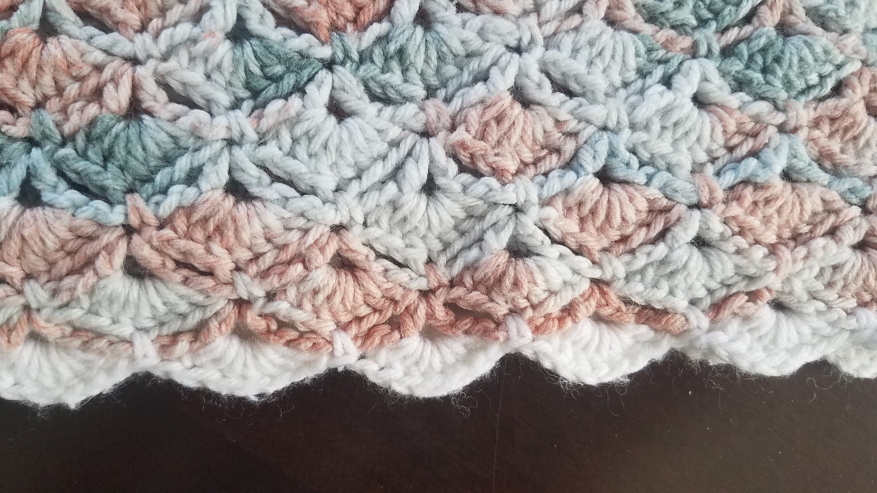 Seashell Granny Square Baby Blanket - Etsy