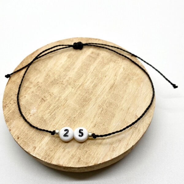 Number Bracelet - Etsy