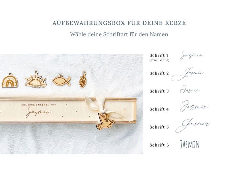 Kommunionkerze Regenbogen, Kommunionkerze Regenbogen, Schmale Kerze ...