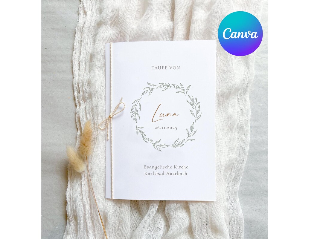 Church Booklet Template Canva, Church Booklet Template, Church Booklet ...