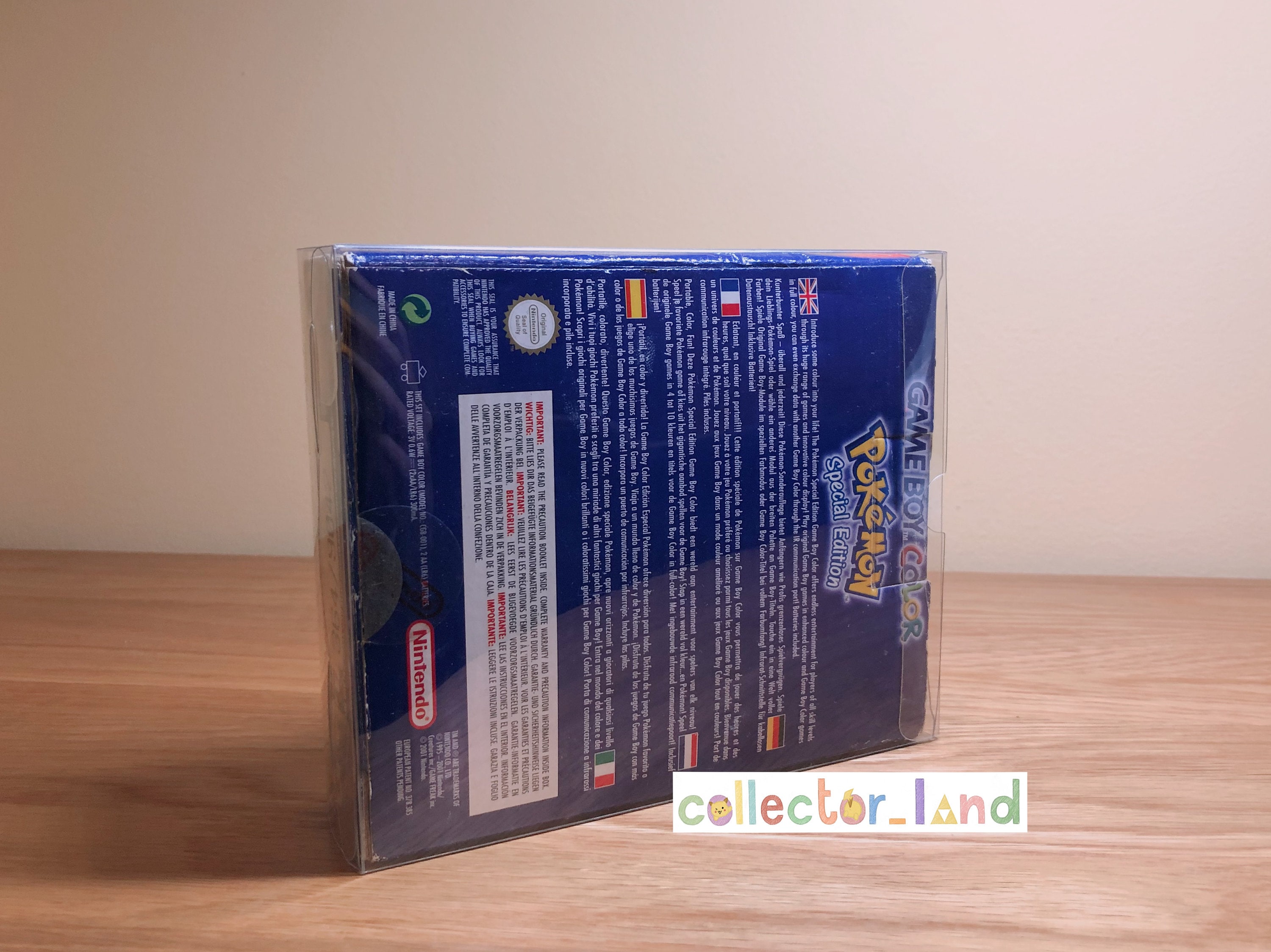 1 X Box Protector for Game Boy Colour Console STRONG 0.5mm Plastic ...