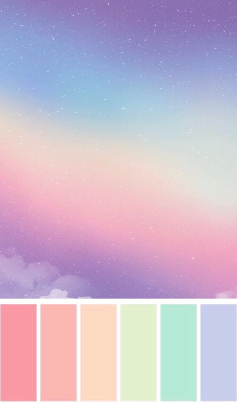 Pastel Rainbow Color Palette - Handmade Crochet Chevron Throw Blanket ...