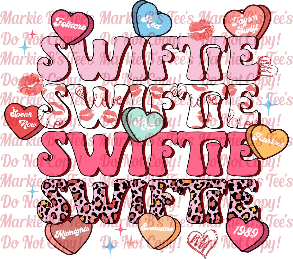 Swiftie Valentine Png, Heart Love Retro Png, Cute Romantic Valentine's ...