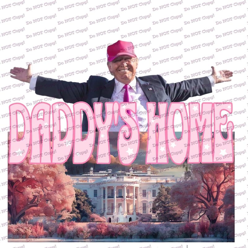 Trump Daddys Home Svg - Etsy