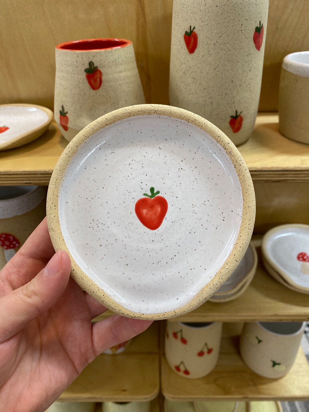 Strawberry Spoon Rest - Etsy