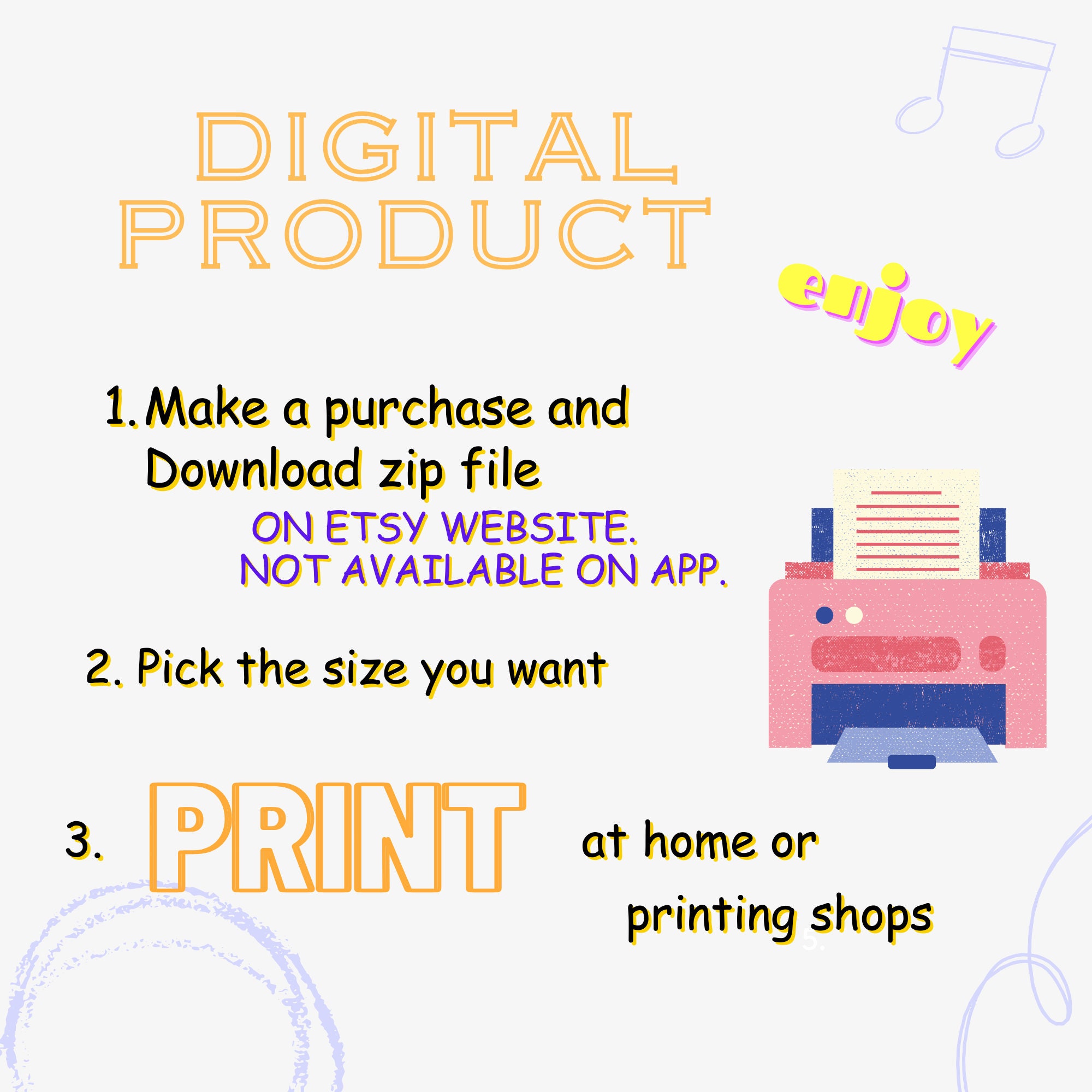 Music Theory Poster, Note Name Printout, Musical Scale Educational ...