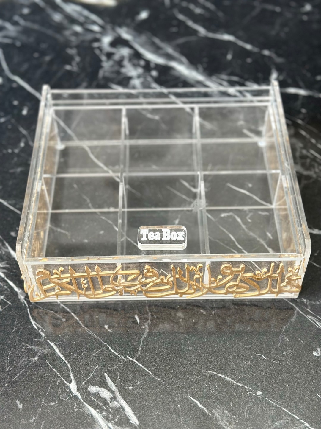 Acrylic Tea Boxes With Arabic Calligraphy - Etsy