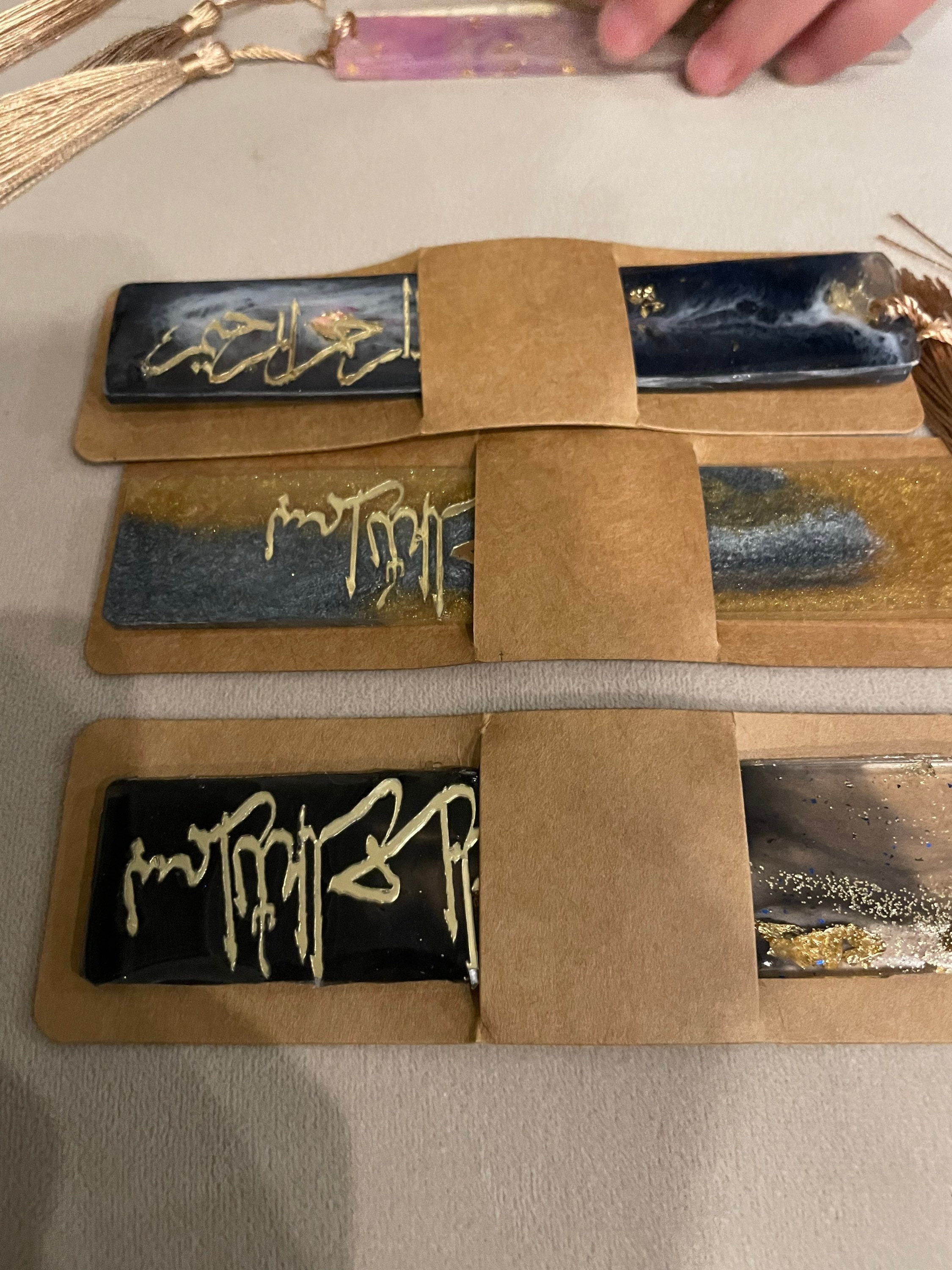 Resin Bookmarks With Arabic Calligraphy - Etsy