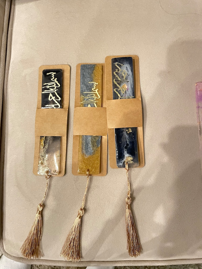 Resin Bookmarks With Arabic Calligraphy - Etsy
