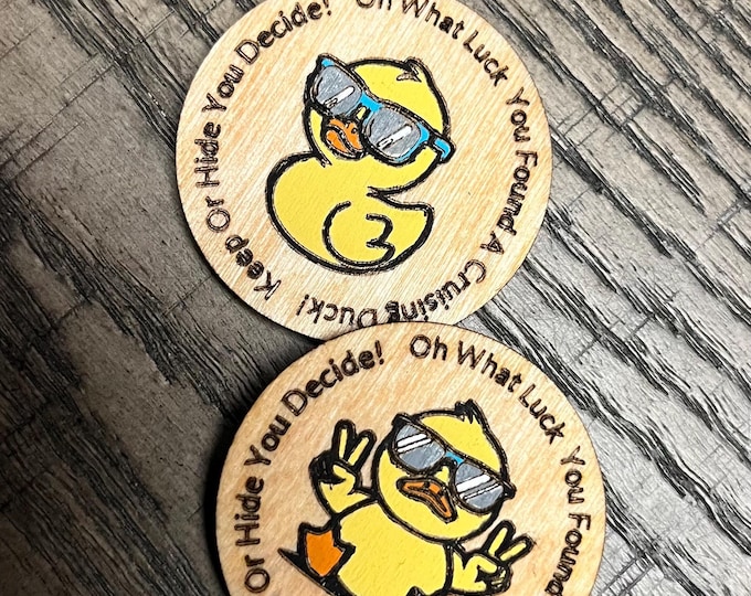Cruising Duck Tokens ! Keep or Hide You Decide !! - Etsy