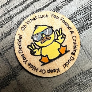 Cruising Duck Tokens ! Keep or Hide You Decide !! - Etsy