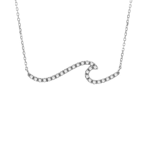Wave Necklace - Etsy
