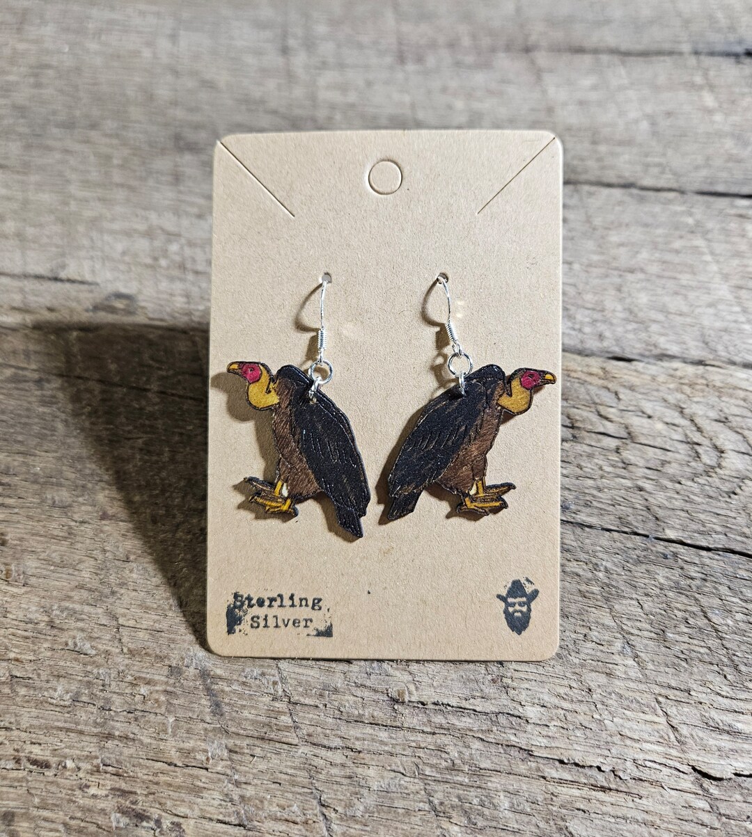 Mini Vulture Earrings - Etsy