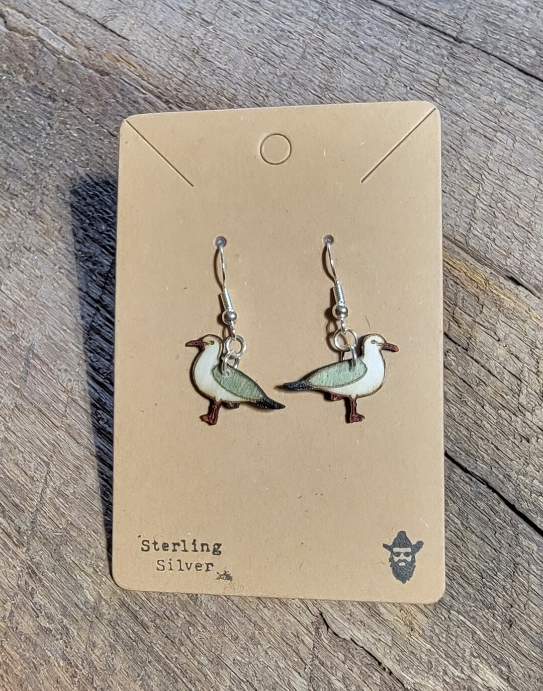 Mini Seagull Earrings - Etsy