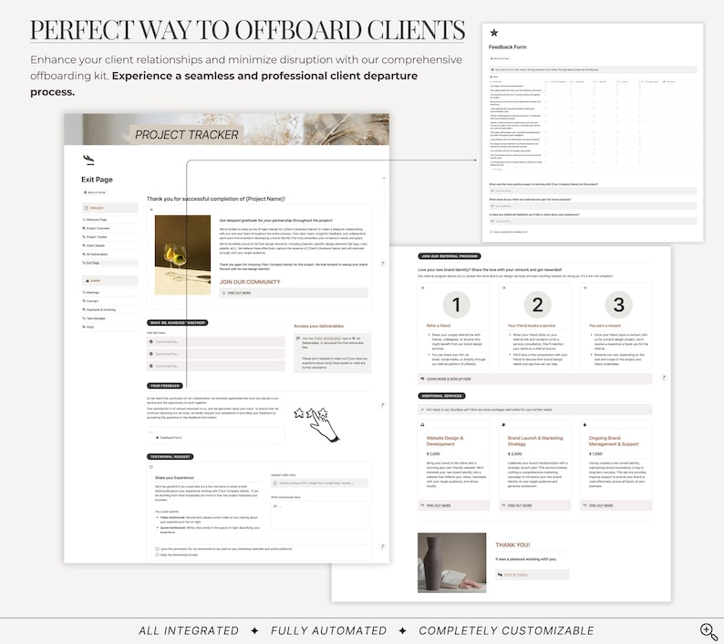 Notion Client Portal Template, Client Dashboard, Freelance Business Portal, Client Onboarding ...