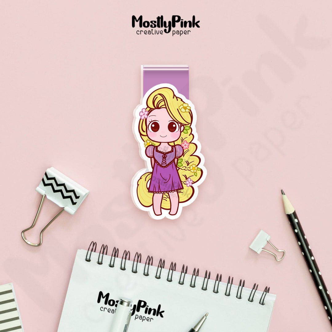 Magnetic Bookmark Rapunzel Princess - Etsy