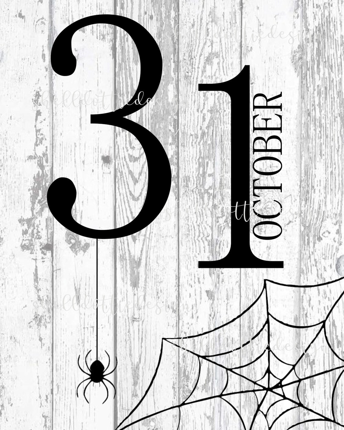 October 31st digital printable art fall décor Halloween | Etsy