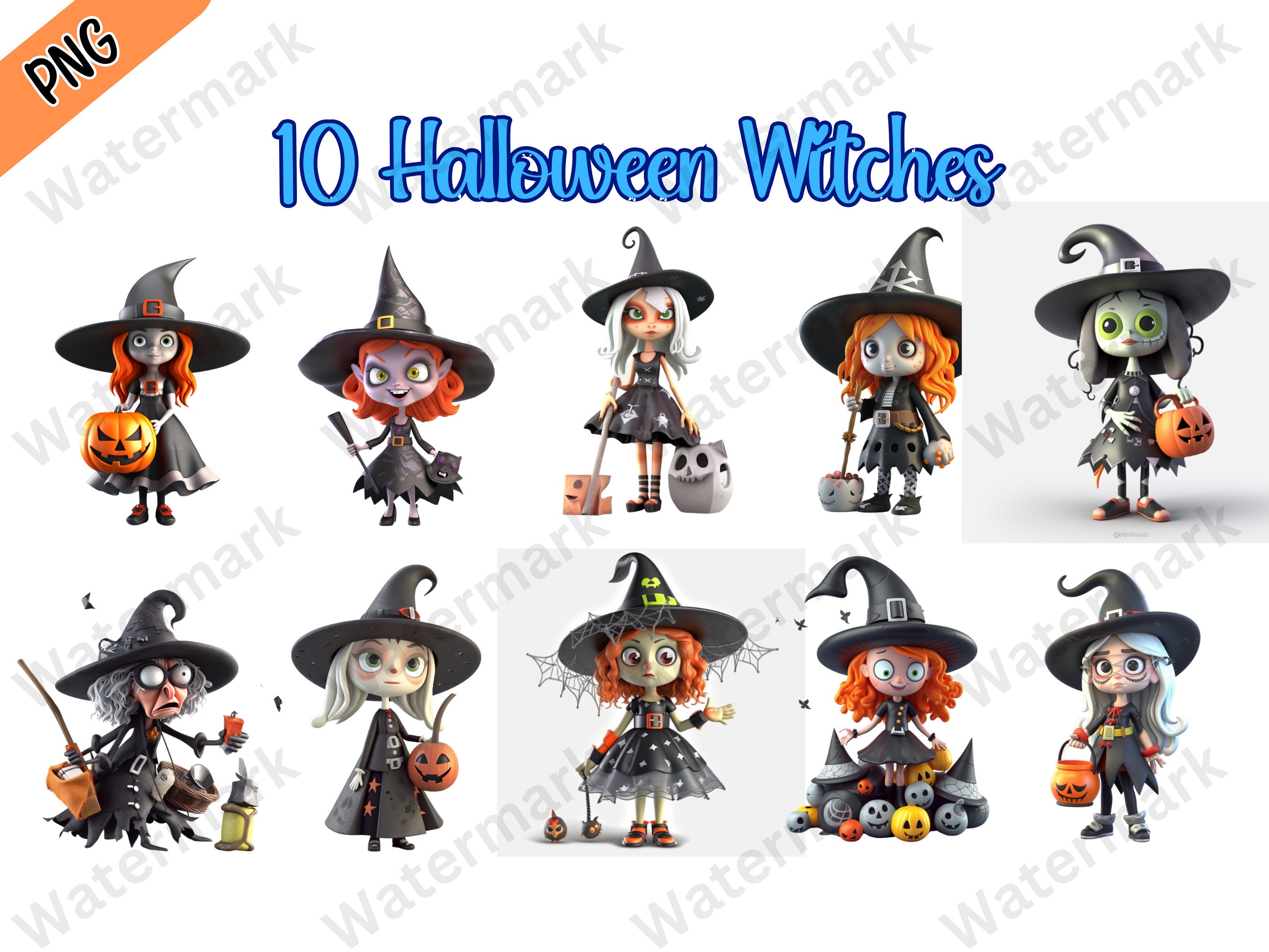 Halloween Costumes | Witches Clipart | Halloween PNG | Halloween ...