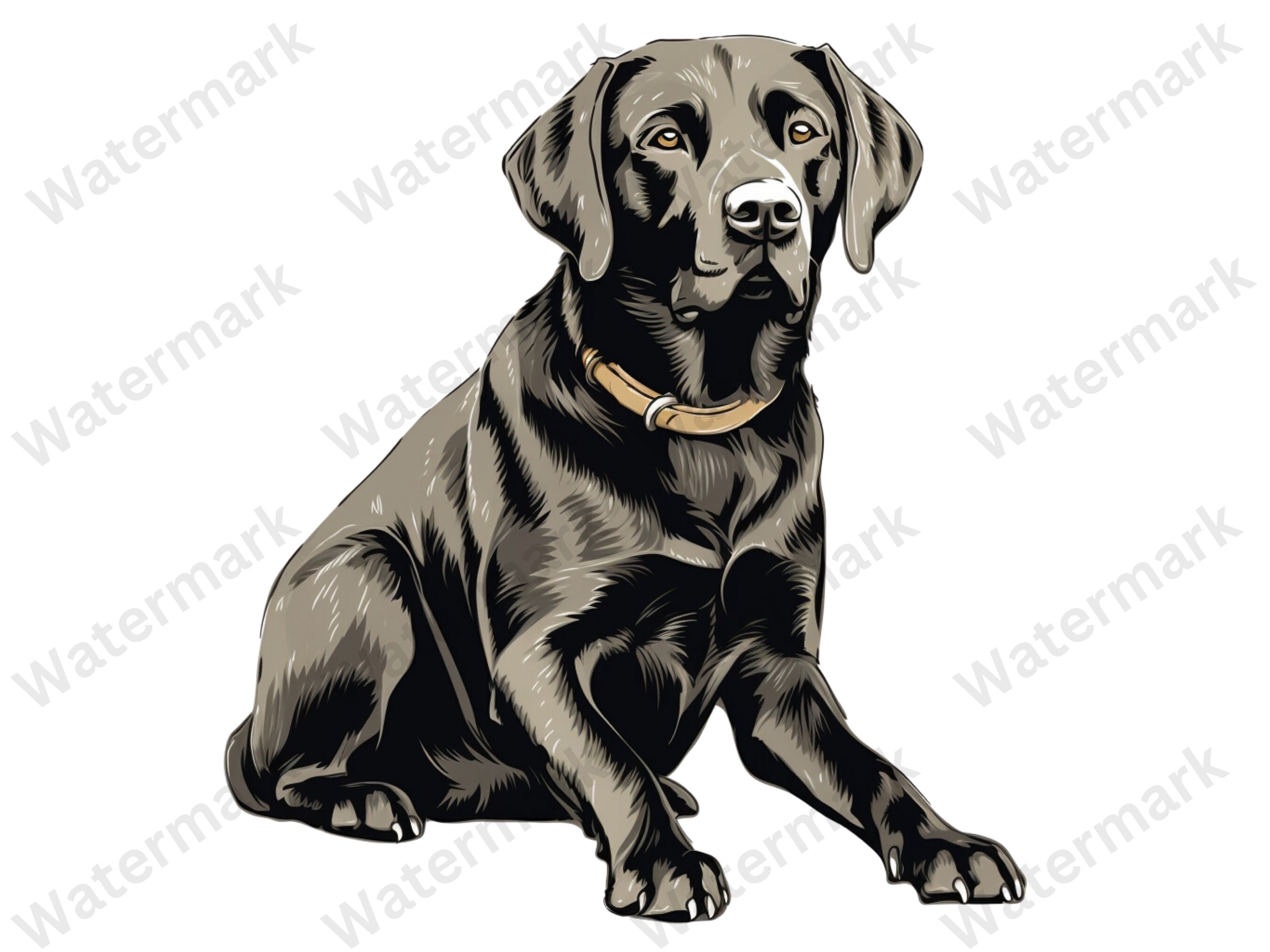 Labrador Retriever Clipart Bundle | 10 Premium PNG Files| Sublimation ...