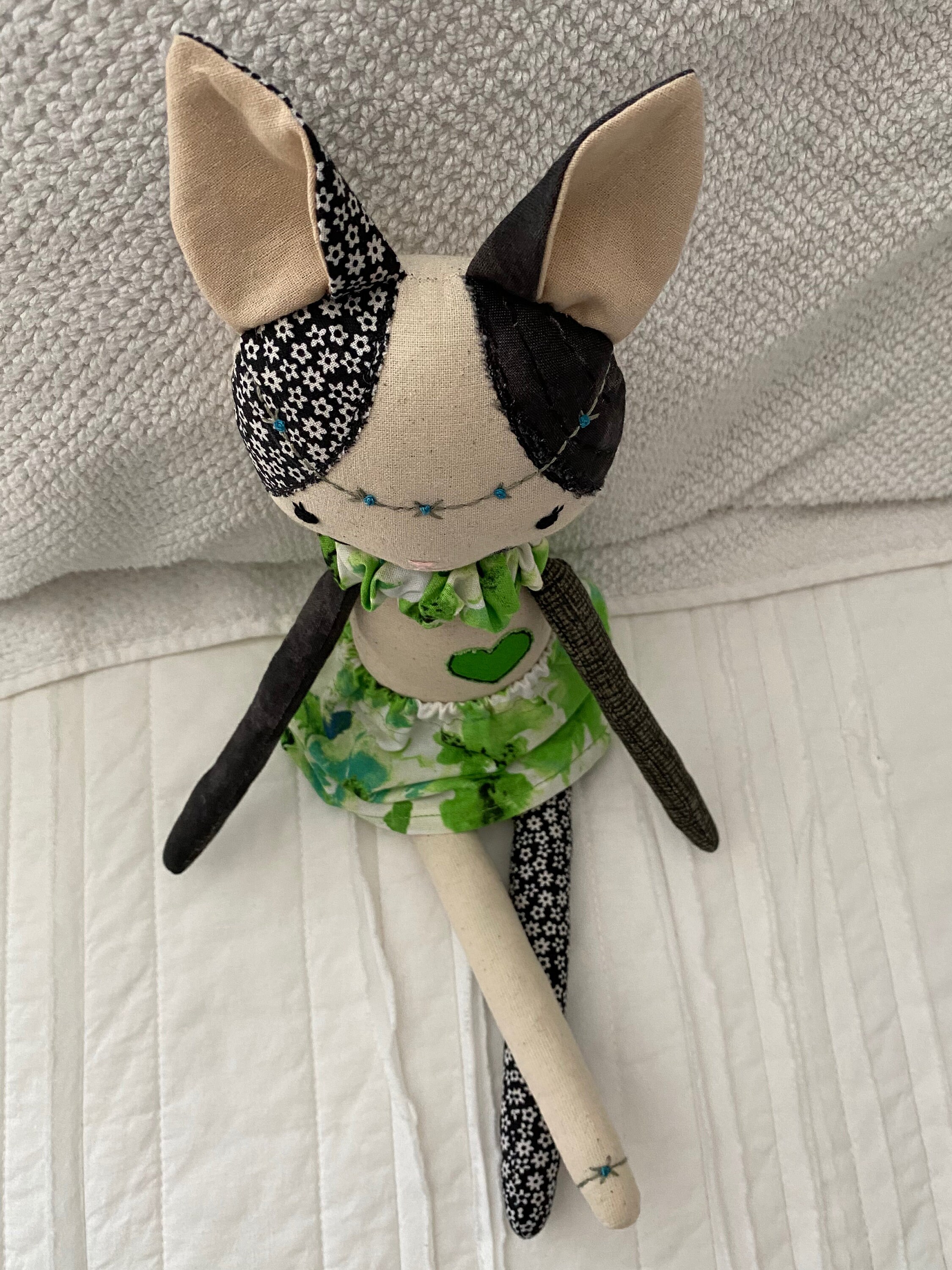 Cat Doll, Cat Rag Doll, Kitty Cat Doll, Heirloom Doll, Nursery Kitty ...