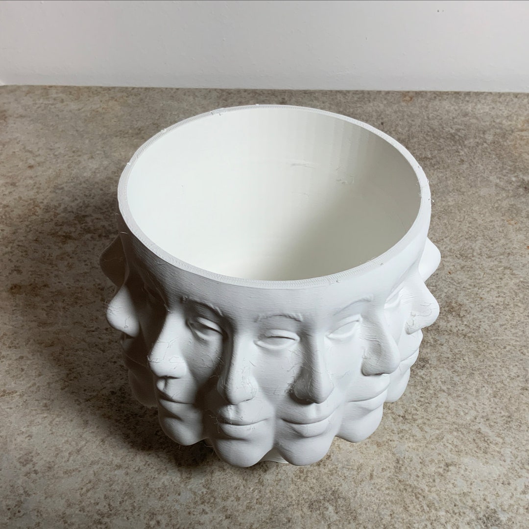 Abstract Face Sculpture Planter Flower Pot - Etsy