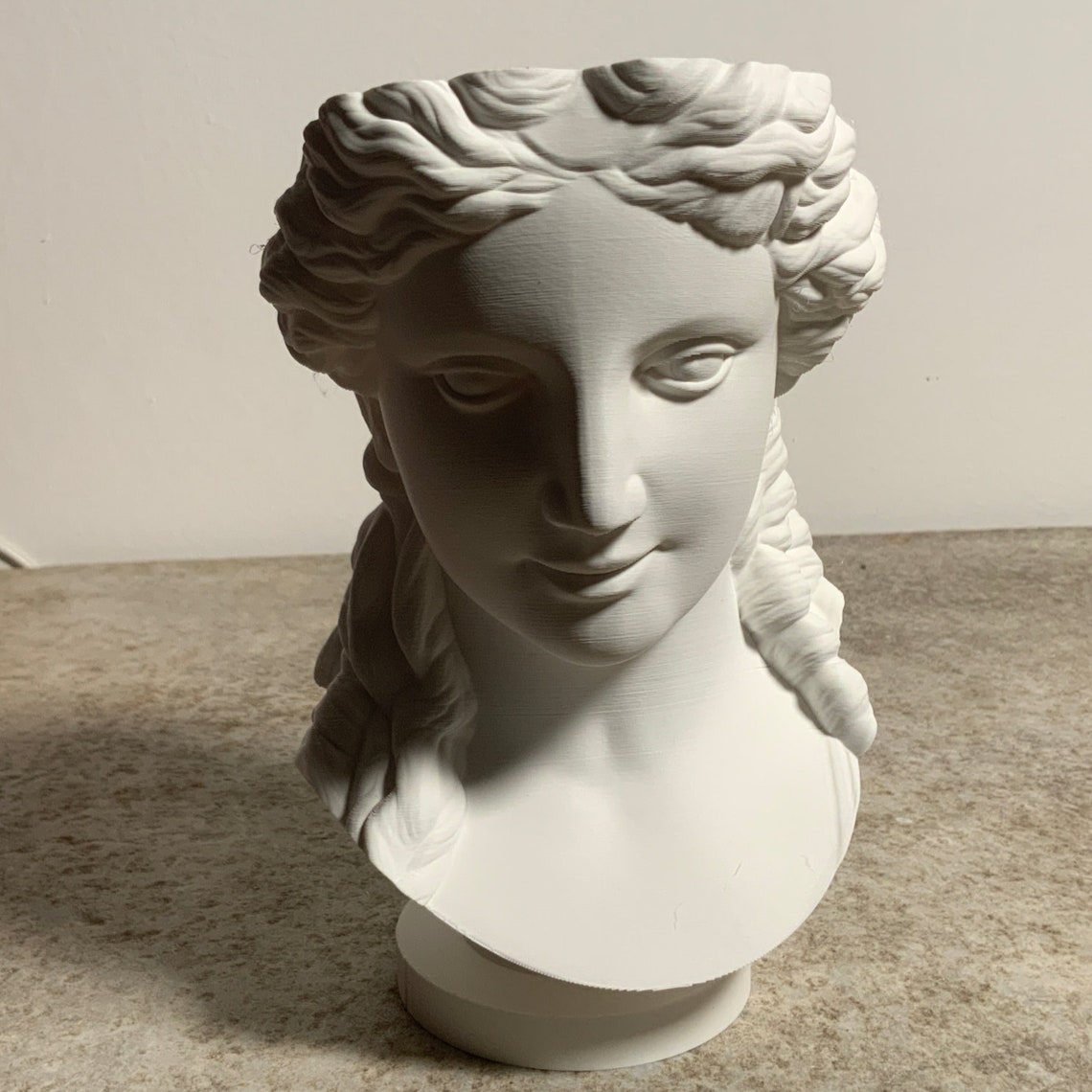 Female Bust Flower Pot, Woman Head Planter, - Etsy