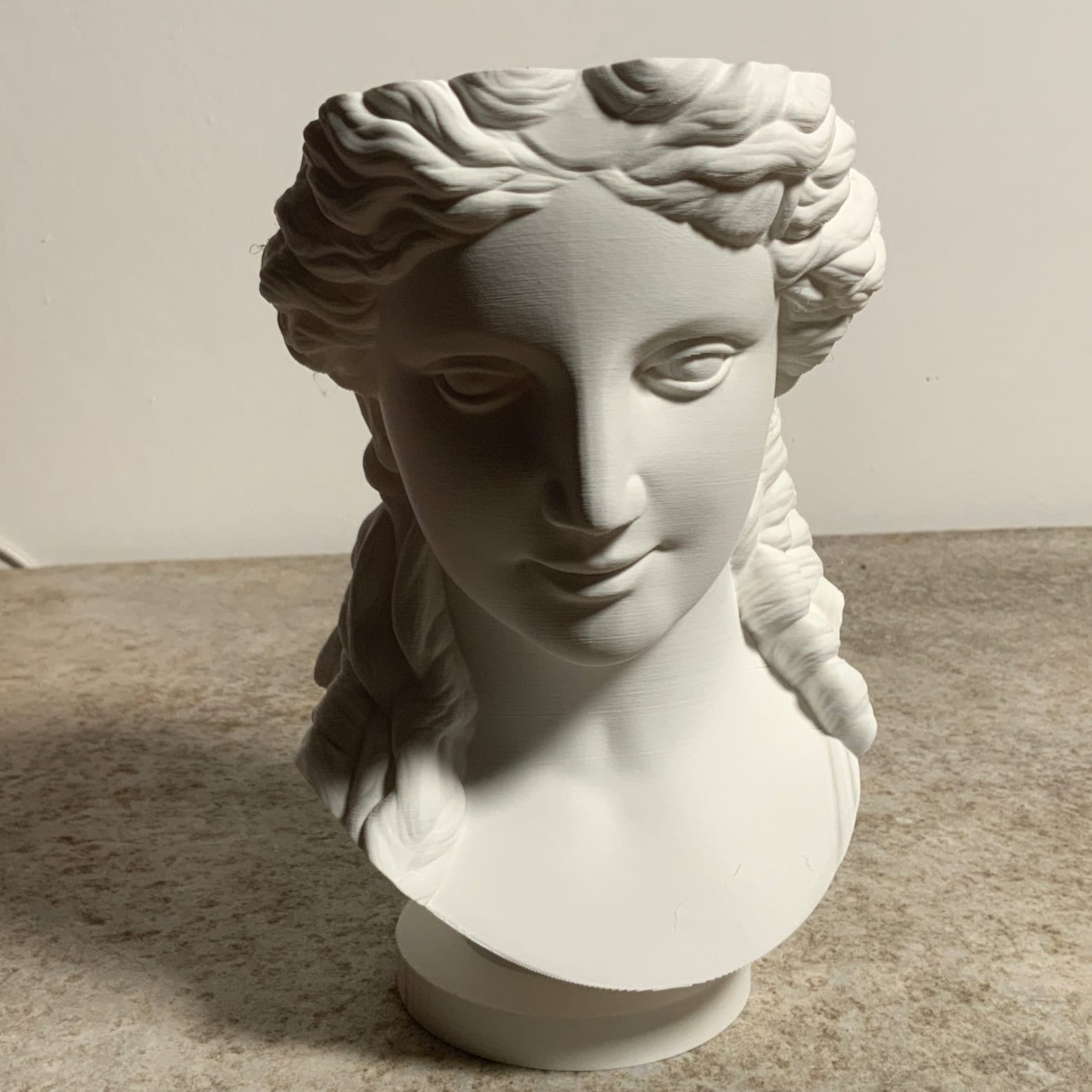 Female Bust Flower Pot, Woman Head Planter, - Etsy