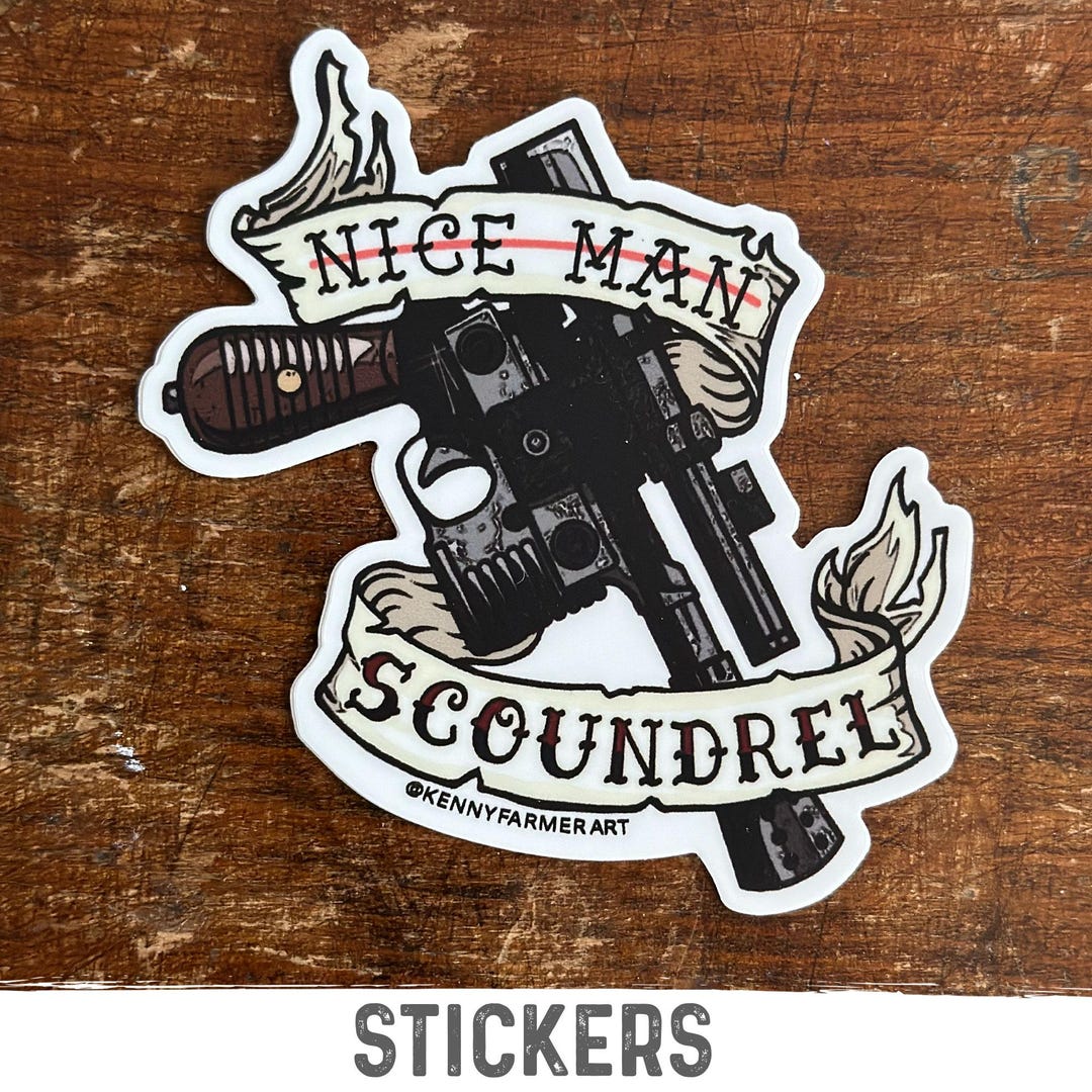 Scoundrel Sticker - Han Solo - Blaster - Star Wars - 3" X 3" - Etsy