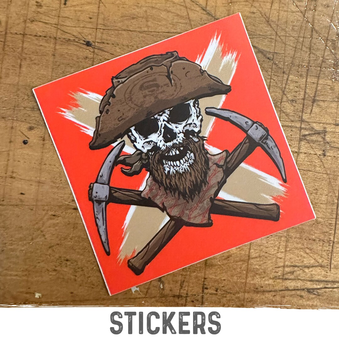 The Faithful Miner Sticker - 3" X 3" - San Francisco 49ers Inspired Art ...