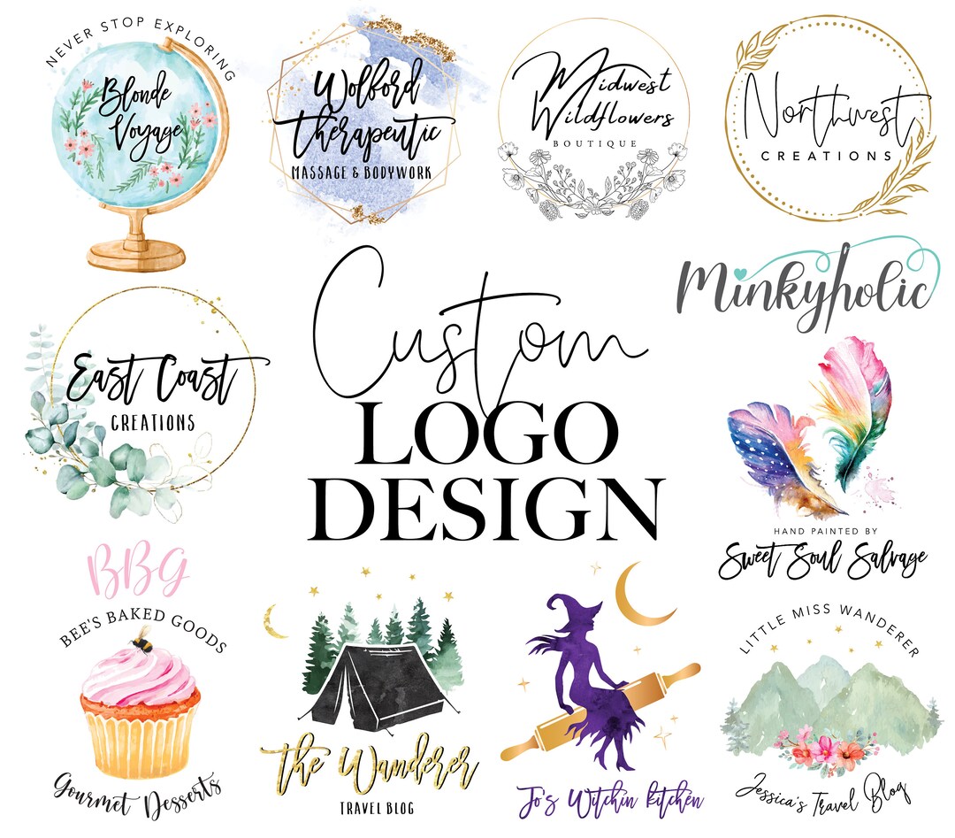 Custom Logo Design, Graphic Design, Logo Designer, Small Business Logo ...
