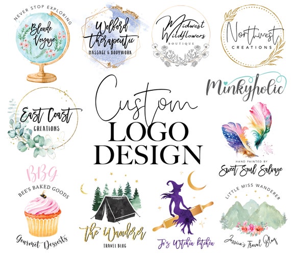 Custom Logo Design Graphic Design Logo Designer Small - Etsy