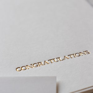 Gold Foil Congratulations Cards - Etsy