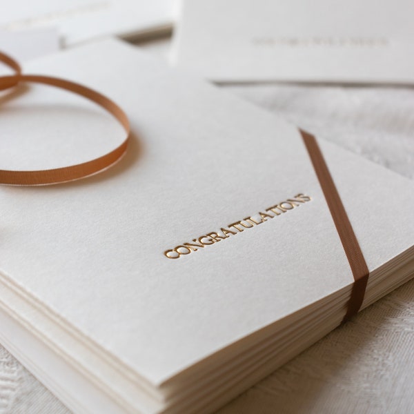 Gold Foil Card - Etsy