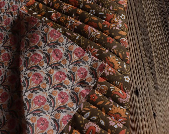 Quilted Fabric Amalia Cotton Print Designer Fabric From France - Etsy