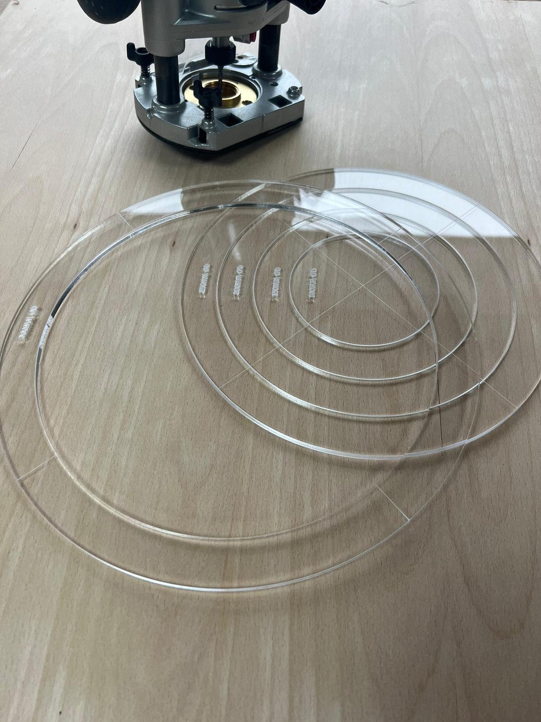 Router/craft Circle Template 100-300mm Reusable - Etsy