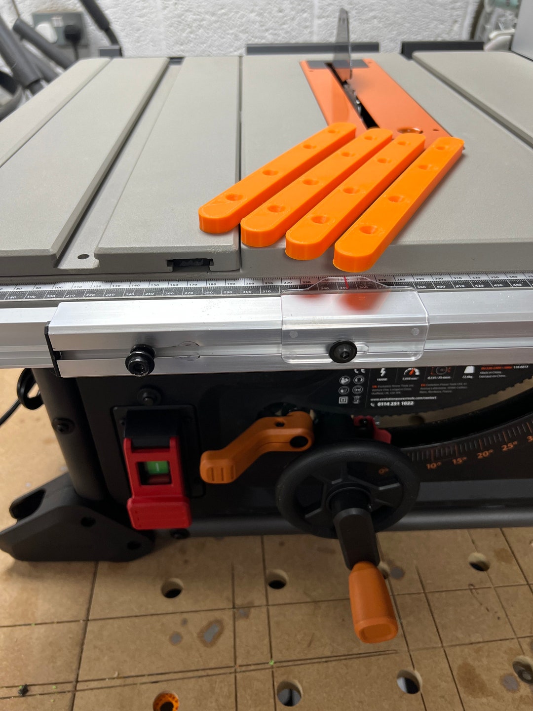 Evolution R255TBL Table Saw Sled Rails - Etsy