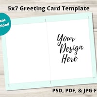 Greeting Card Editable Templates for Canva Drag and Drop Customizable ...