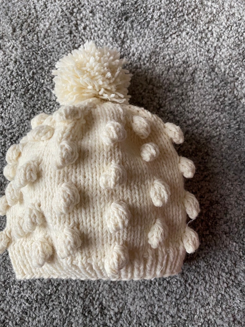 PDF Knitting PATTERN POPCORN Hat 3 Sizes Toddler/child/adult - Etsy