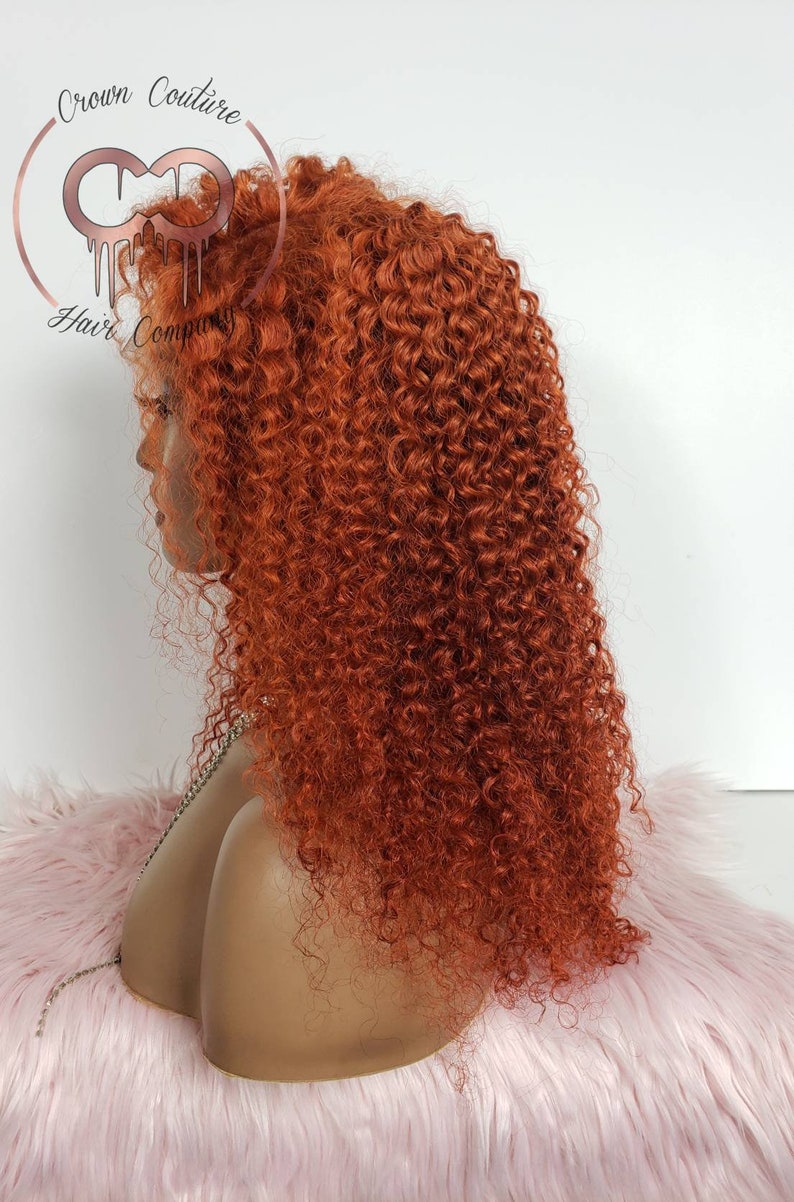 Remy Brazilian 100 Human Hair Deep Curly Ginger Pumpkin Spice Etsy