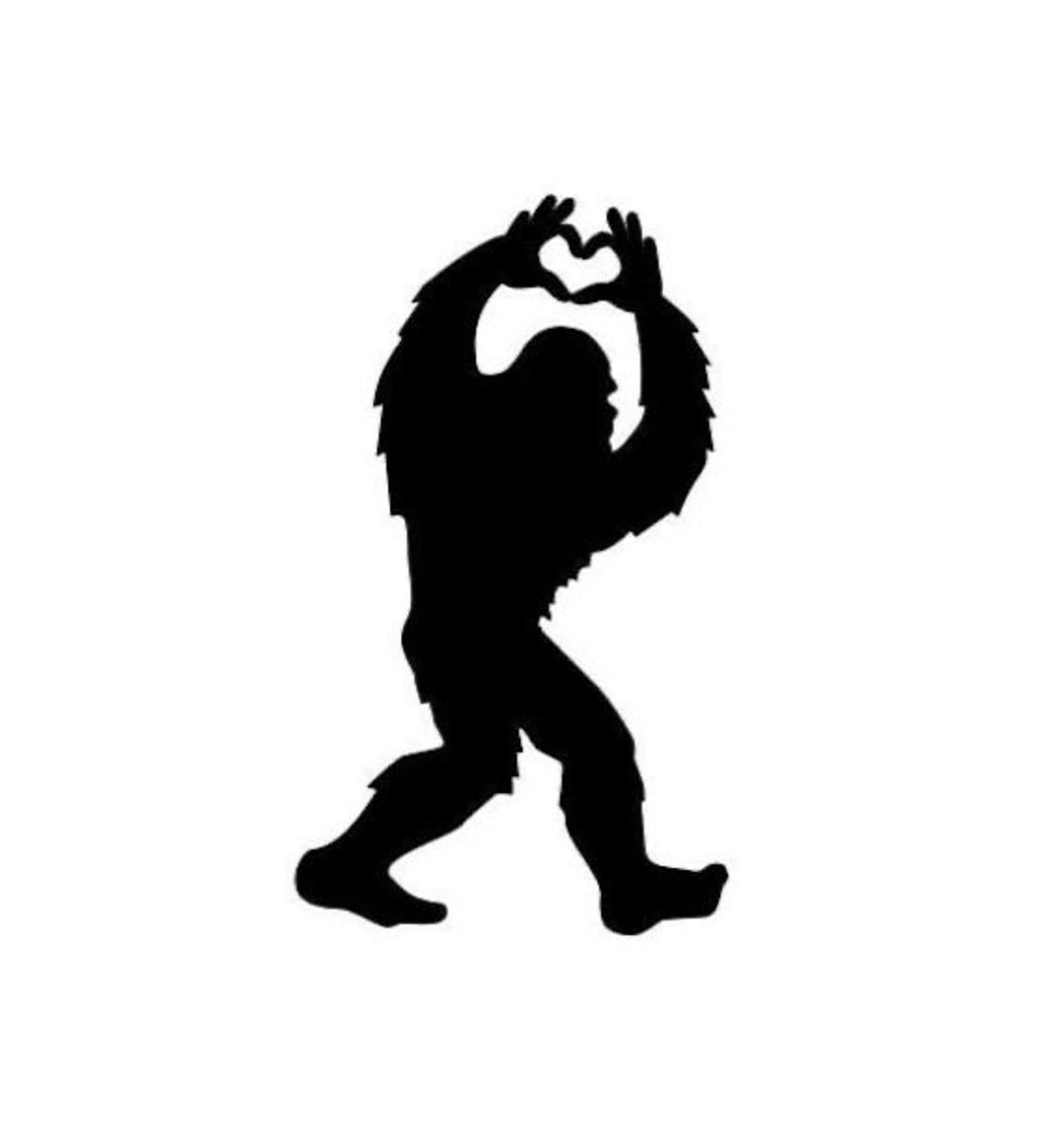 Sasquatch (big Foot) Decals - Etsy