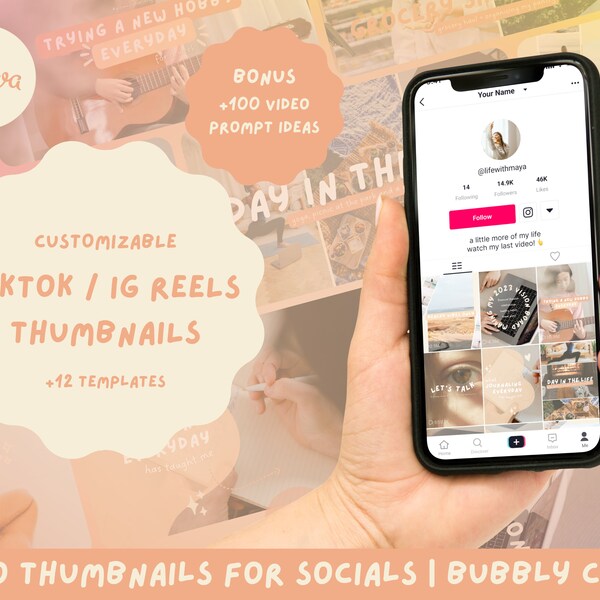 Instagram Reel Thumbnails - Etsy