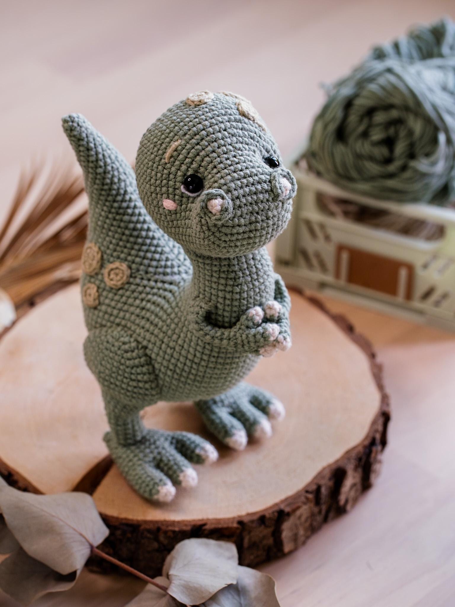 Amigurumi Crochet PATTERN PDF | Tazzy the T. Rex Dinosaur | Handmade ...