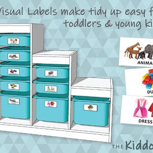 Printable Kids Playroom Labels for Organizing Toys Digital Download ...