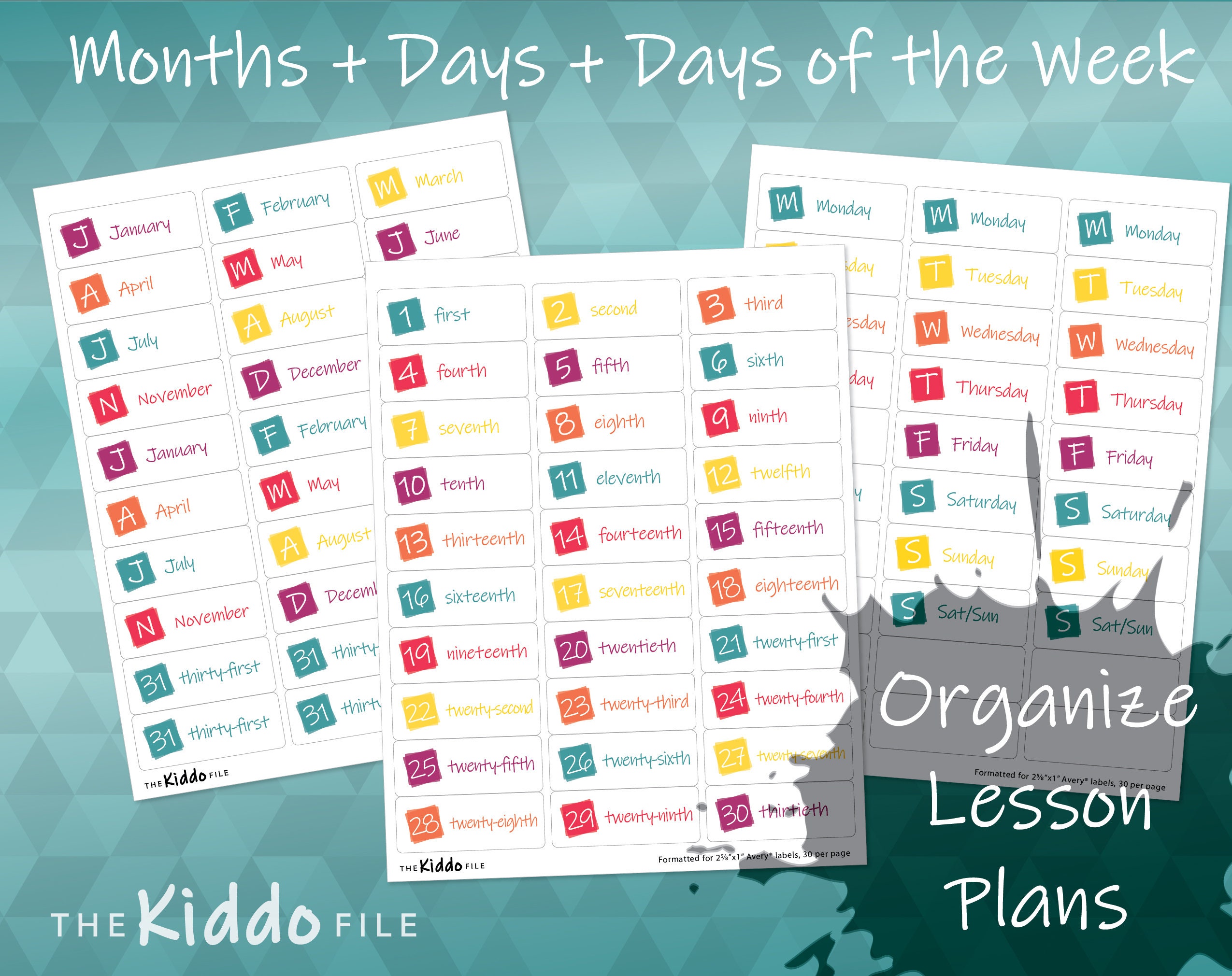 Monthly Labeled Folders