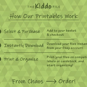 Printable Kids Arts & Crafts Labels for Organizing - Digital Download ...