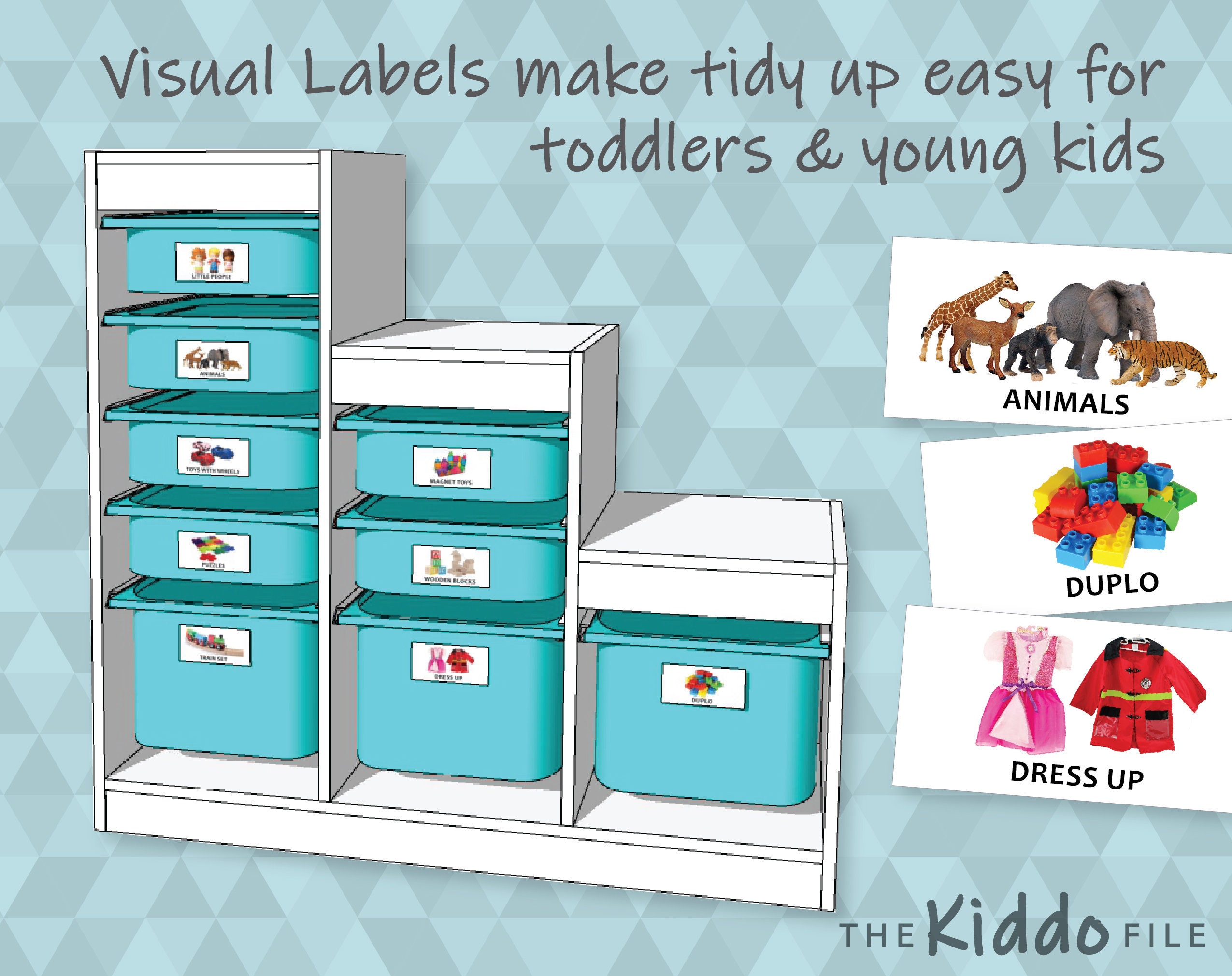 Kids Playroom Labels for Organising Toys Printable Digital Download ...