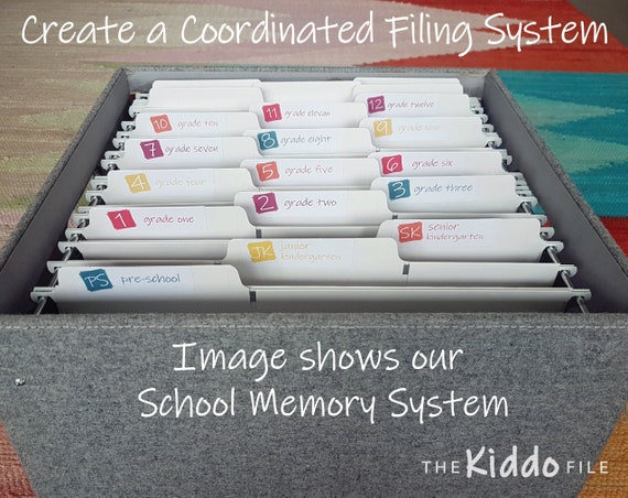 Organized Filing System In Months