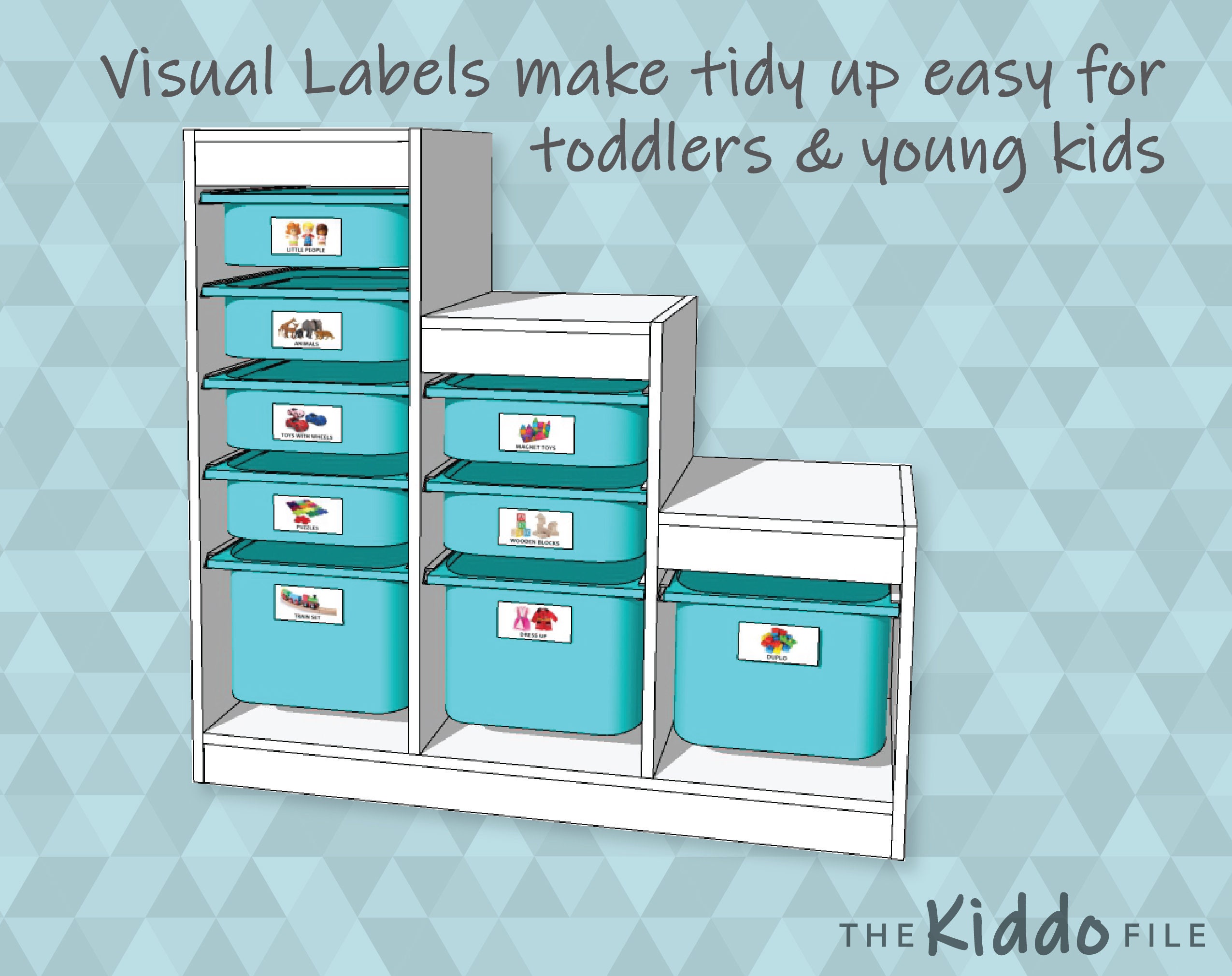 Kids Playroom Labels for Organising Toys Printable Digital - Etsy