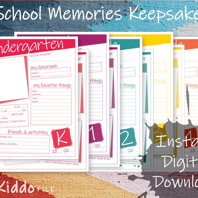 School Memory Box - Etsy