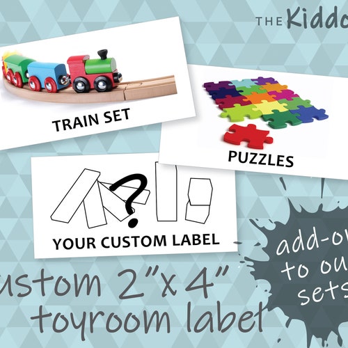 Kids Playroom Labels for Organising Toys Printable Digital - Etsy